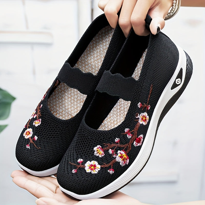 Women’s Embroidered Casual Sneakers – precious shoes